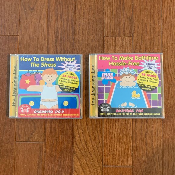 Media | New Music Lot Set Of 2 Cds The Learning Line Dress Without ...